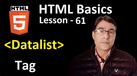 Datalist Tag In Html In Hindi Html Tutorial For Beginners Lesson 61