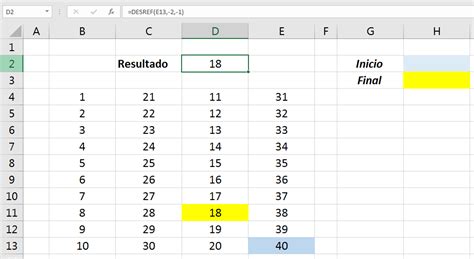 La Función Desref En Excel Excel 2win