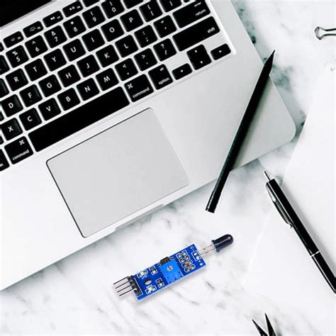 Pin IR Flame Detection Sensor Module Sensitivity Adjustable Fire Source Detection Module