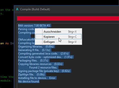copy compiler warnings text b4x programming forum
