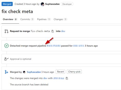 การรัน Job ใน Merge Request ของ Gitlab Ci