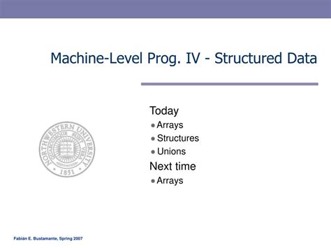 Ppt Machine Level Prog Iv Structured Data Powerpoint Presentation Id5045610