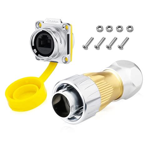 Conector Ethernet Rj45 Conector De Cable De Red Impermeable Conector Ethernet 8p8c Trabajo En