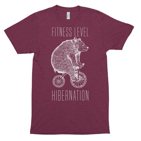 Fitness Level Hibernation Tee Ride Bikes