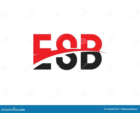 Esb Letter Initial Logo Design Vector Illustration Stock Vector Illustration Of Style Line