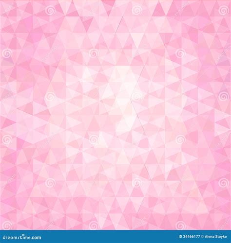 Pink Triangular Background Stock Vector Illustration Of Graphic 34466177