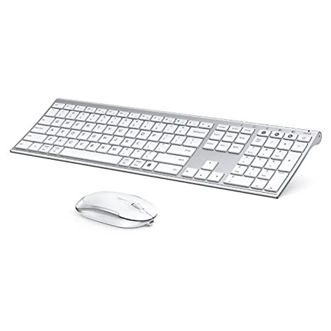 Ultra Slim Bluetooth Keyboard Mouse Combo Rechargeable