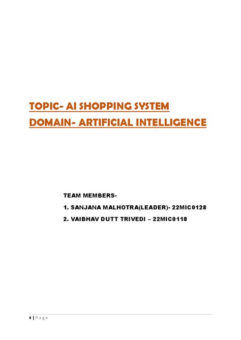 Design Model Software Engineering Topic Ai Shopping System Domain