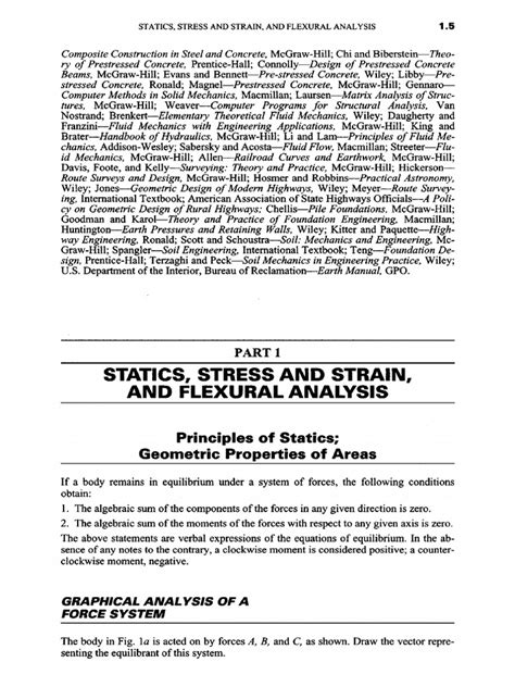 Part1 Statics Stress And Strain And Flexural Analysis Pdf Force Truss