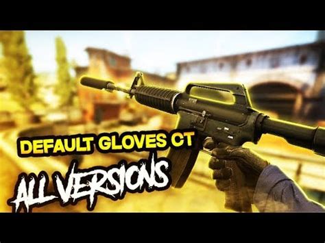 CS GO MOD Para Counter Strike Source Default CT Gloves V34 90 YouTube