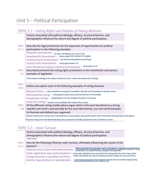 Kami Export Unit 5 Learning Objective Summary Assignment Pdf
