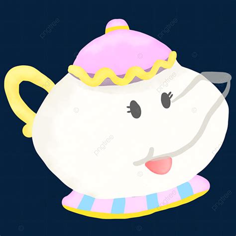 귀여운 주전자 찻 주전자 미녀와 야수 공주님 Png 일러스트 및 벡터 에 대한 무료 다운로드 Pngtree