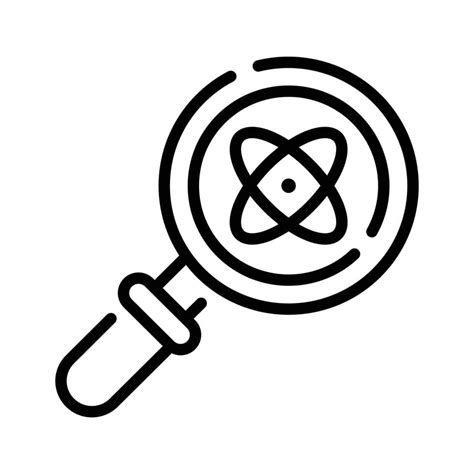 An Editable Line Style Icon Of Physics Research 60797149 Vector Art At