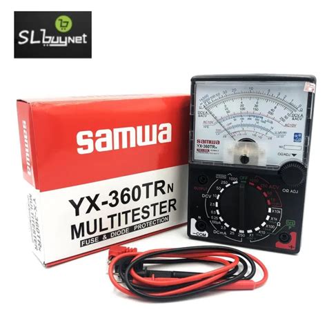 Sunma Model Yx 360tre L B Analog Multimeter In Box With Manual Ac Dc Avo Amp Volt Ohm Meter