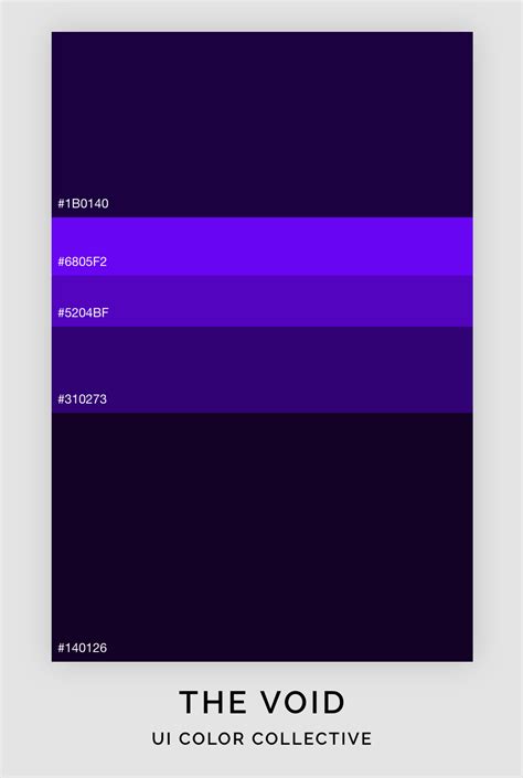 The Void Color Palette