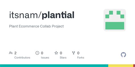 Github Itsnamplantial Plant Ecommerce Collab Project