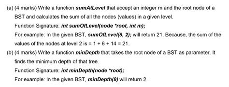 Solved 8 3 10 1 6 14 4 7 13 The Binary Search Tree