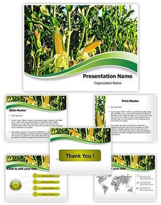 Professional Corn Field Editable PowerPoint Template