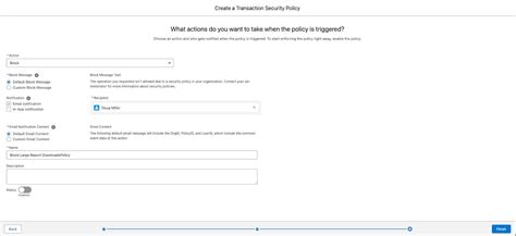 Create Transaction Security Policies Salesforce Trailhead