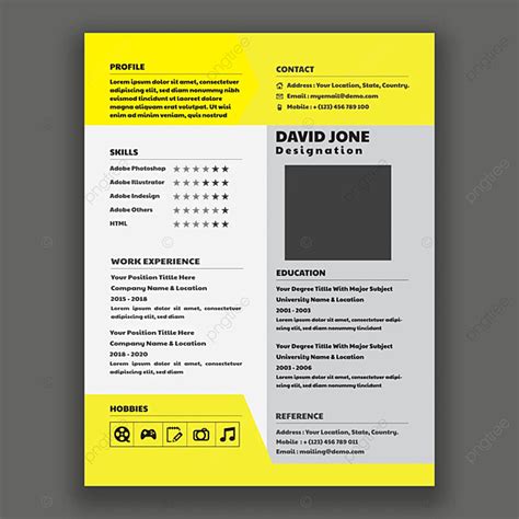 Professional Resume Design Template Vector Template Download On Pngtree