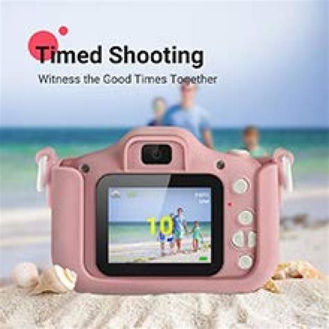 دوربین عکاسی و فیلمبرداری دیجیتال کودک ۱2 مگاپیکسل صورتی مدل Ax6065