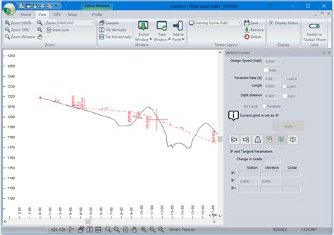 Vertical Curve Details Softree Technical Systems Support