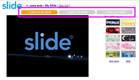 Cara Mudah Membuat Slide Show Syamsudinnamaku Blogspot Com