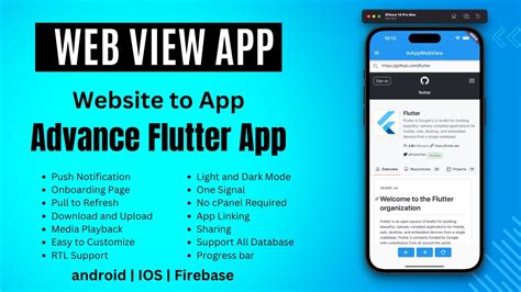 How To Create Advance Flutter Web View App Support All Website Flutter Web View Source Code