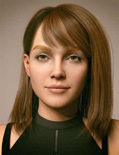 Gn Lora Hair For Genesis 9 Free High Quality Models