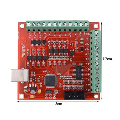 1 Set Usb Mach 3 100khz Breakout Board 4 Axis Interface Driver Cnc Motion Controller 3 15x3 03