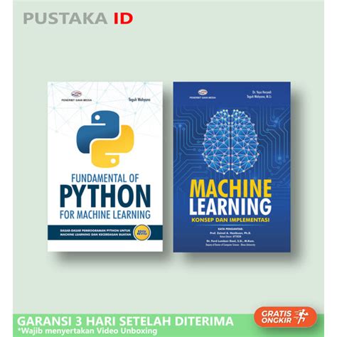 Jual Buku Paket Pemrograman Fundamental Of Python Machine Learning