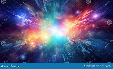Space Abstract Particle Nova Stock Illustration Illustration Of