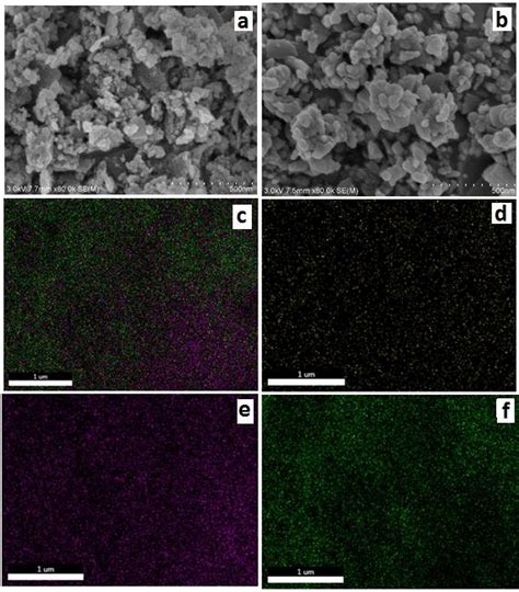 A Sem Micrograph Of Zno B Sem Micrograph Of Coo Zno C Elemental