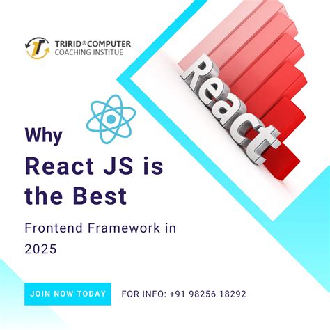 Why React JS is the Best Frontend Framework in 2025 – TCCI – TRIRID Computer Coaching Center