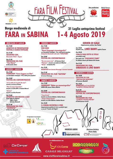 Fara Film Festival Slow Sabina Onlus