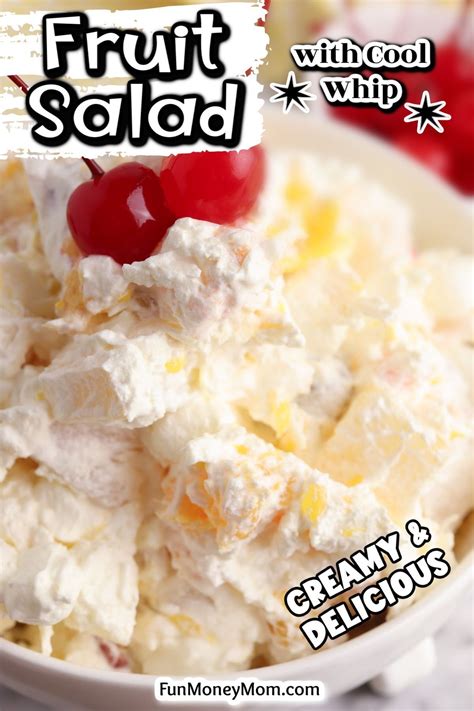 Fruit Salad With Cool Whip Fruit Salad With Cream Tropical Fruit