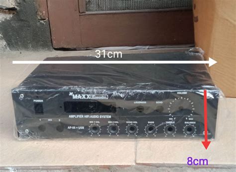 Box Amplifier Sudah Ada Tempat Usb Dan Lubang Mic Lazada Indonesia