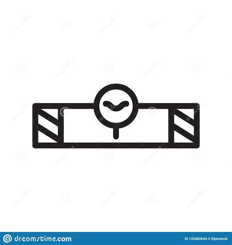Level Icon Vector Isolated On White Background Level Sign Lin Stock Illustration