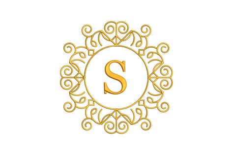 Monogram Letter S · Creative Fabrica