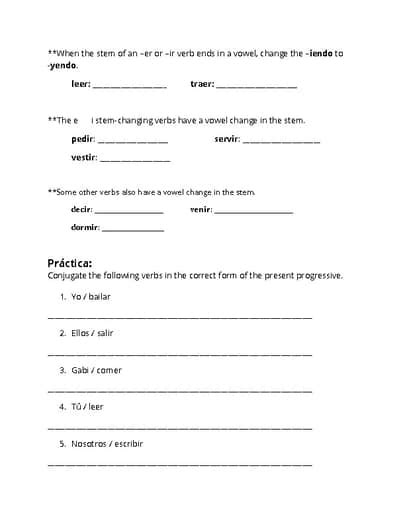 Present Progressive Guided Notes By Alexandra Clippard Tpt