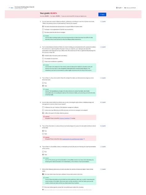 Screencapture Coursera Org Learn Data Modeling In Power Bi Assignment