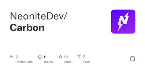 GitHub NeoniteDev Carbon