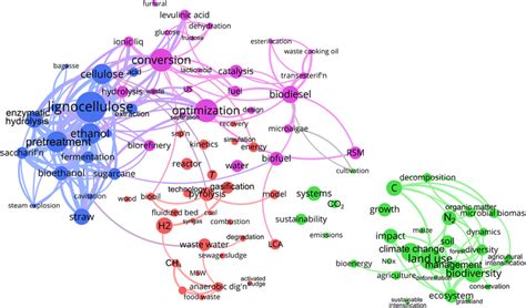 Keyword Map Of The Top 100 Keywords Derived From Wos With Process