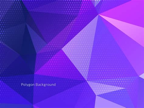 Premium Vector Abstract Colorful Triangular Geometric Crystal Background