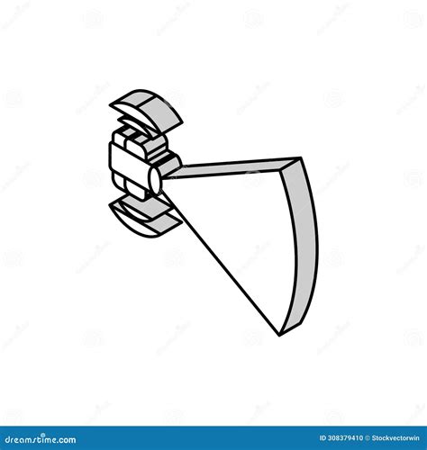 Lidar Sensors Autonomous Delivery Isometric Icon Vector Illustration Lidar Sensors Autonomous Delivery Isometric Icon Vector Illustration