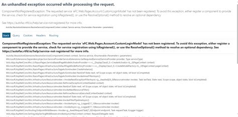 Loginmodel And Loggedoutmodel Is Giving Error While Migrating From