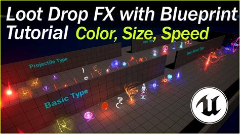 Ue5 Loot Drop Fx Tutorial How To Use It Youtube