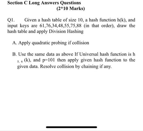 Solved Section C Long Answers Questions 210 Marks Q1