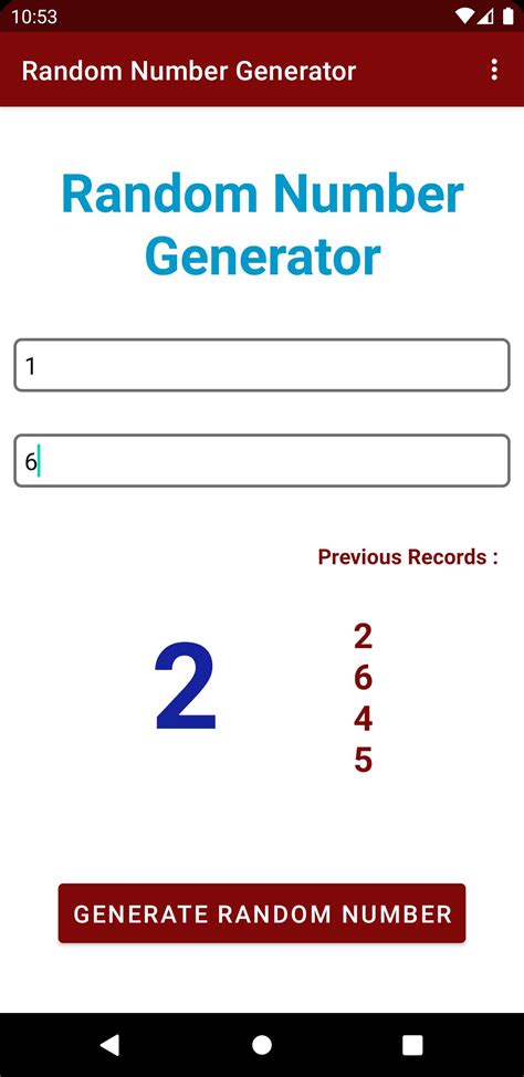Random Number Generator Apk For Android Download