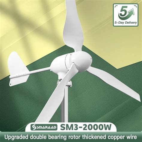 Didito 풍력 터빈 발전기 완전 세트 풍차 태양광 인버터 및 Mppt충전 컨트롤러 발전소 1000w 2000w 12v 24v 48v Aliexpress